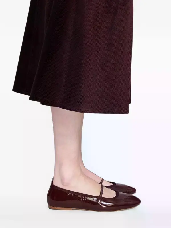 A.p.c. Swan Ballet Flats - Red