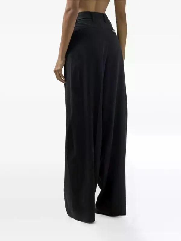 Gcds Pleated Wide-leg Trousers