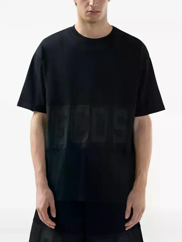 Gcds Logo-band T-shirt - Black