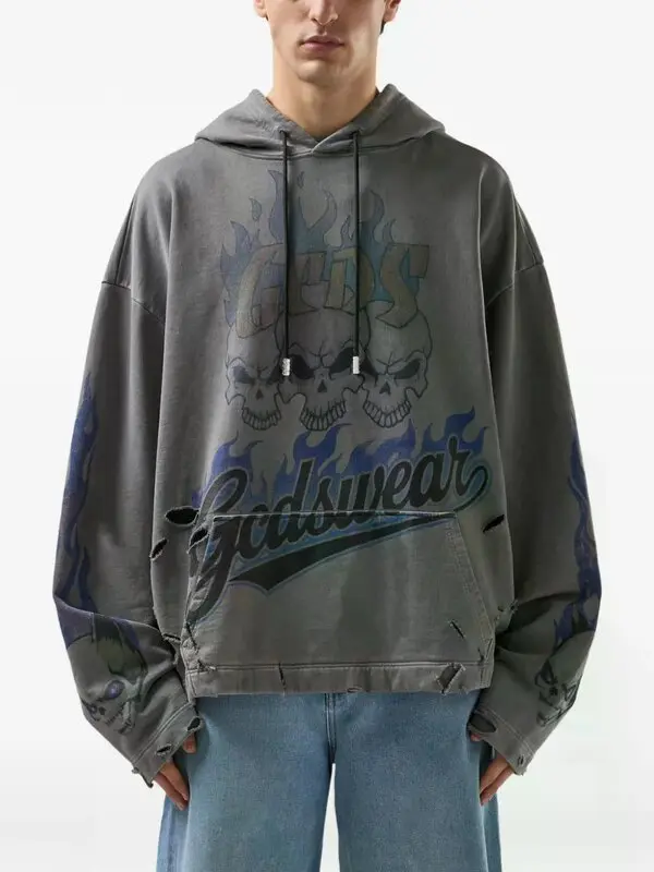 Gcds Graphic-print Hoodie