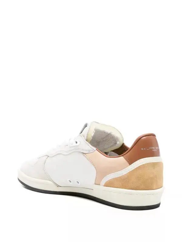 Philippe Model Suede Panelled Sneakers - Neutrals