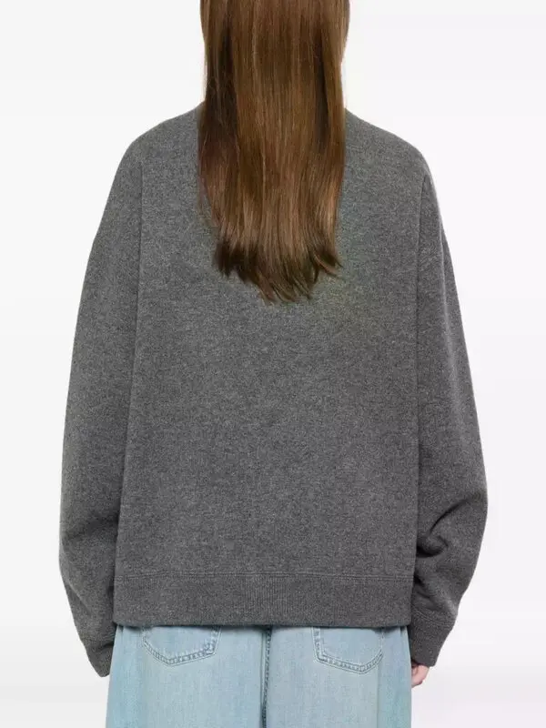 Miu Miu Cashmere And Jersey Zipper Sweater