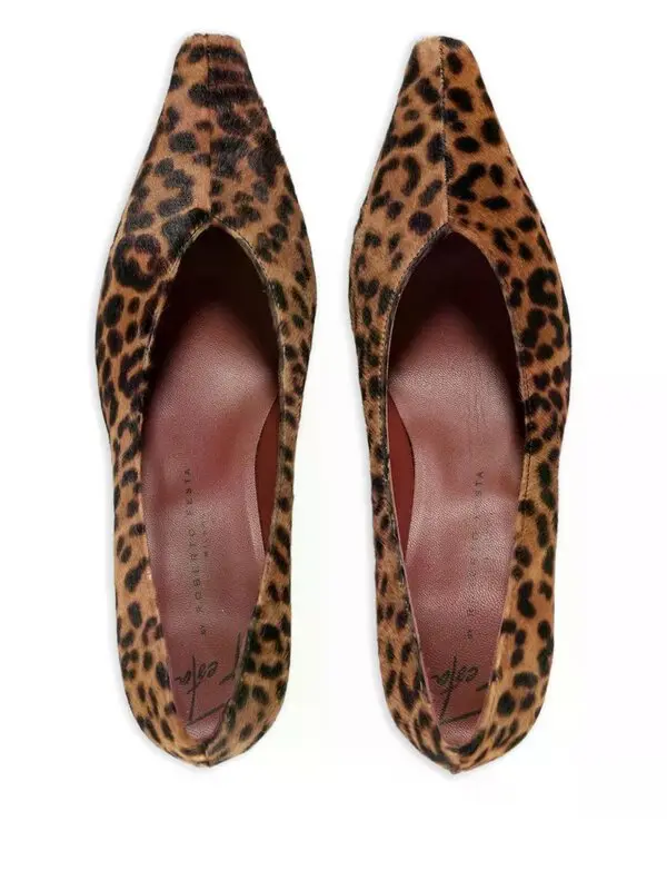 Roberto Festa Falira Leopard-print Heel Pumps - Brown