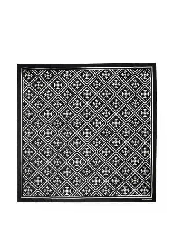Chrome Hearts Math Plus Scarf - Black