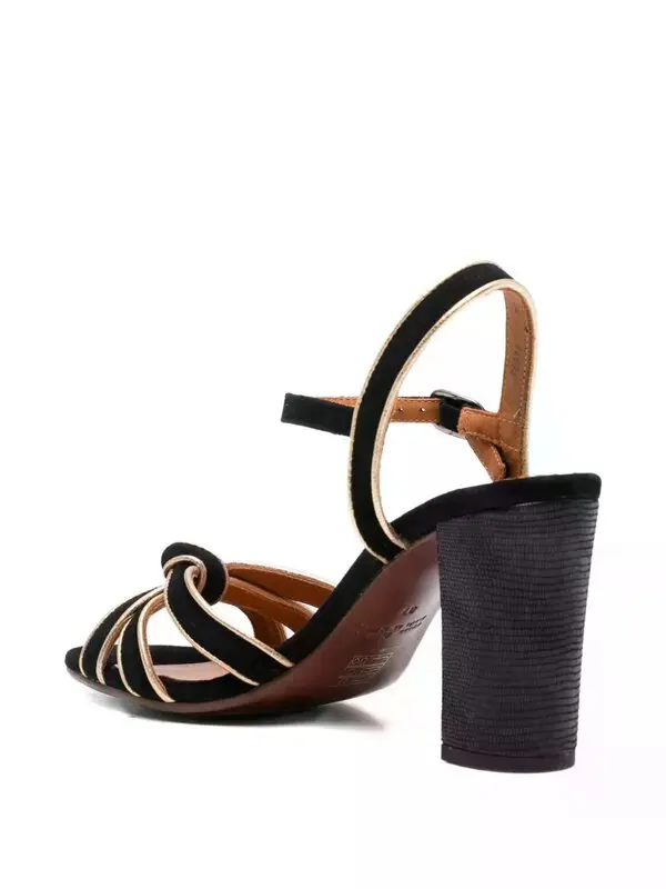 Chie Mihara Ballah Knot-detail Sandals - Black