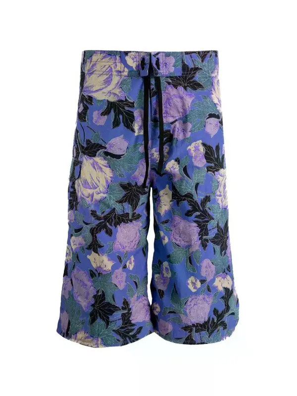 ERL Floral Swim Shorts - Purple