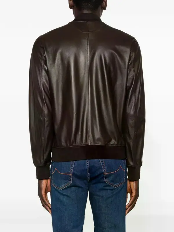 KIRED Buttoned Leather Jacket