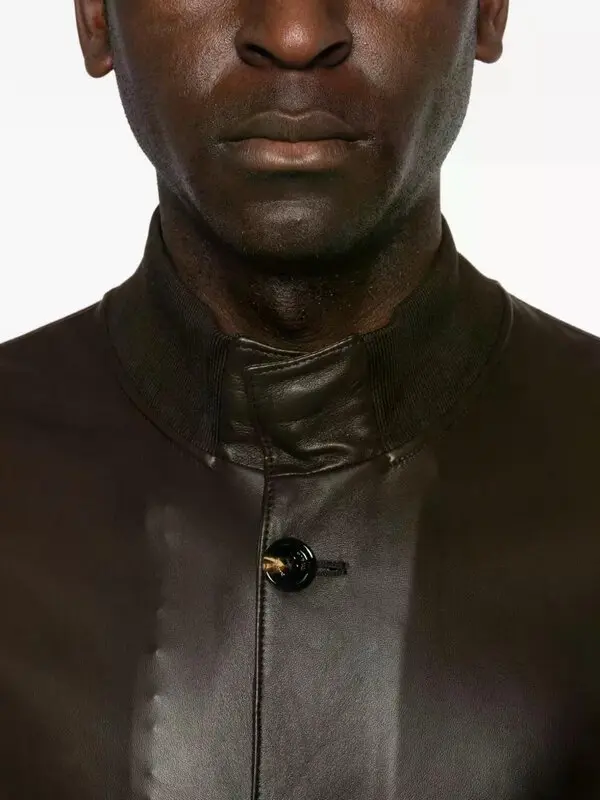 KIRED Buttoned Leather Jacket