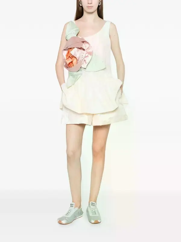 Simone Rocha Elasticated Rose Shorts