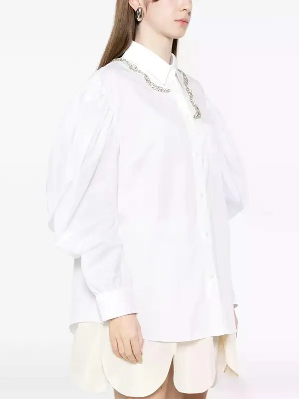Simone Rocha Draped Sleeve Shirt