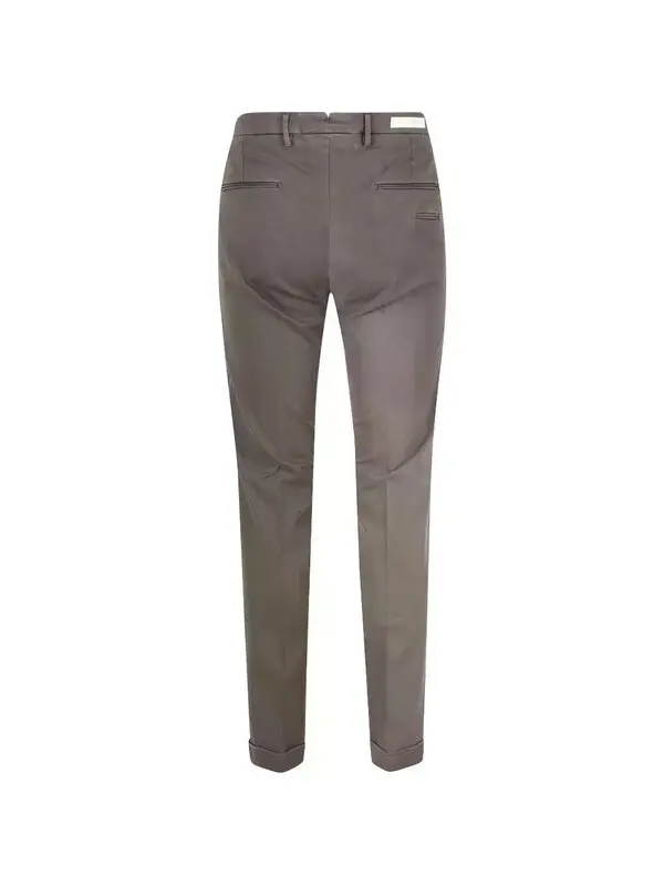 BRIGLIA 1949 Slim Chino Trousers - Brown