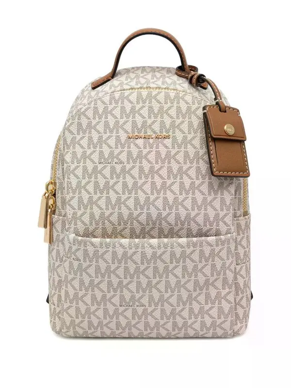 Michael Kors Logo-print Backpack With Tag Detail