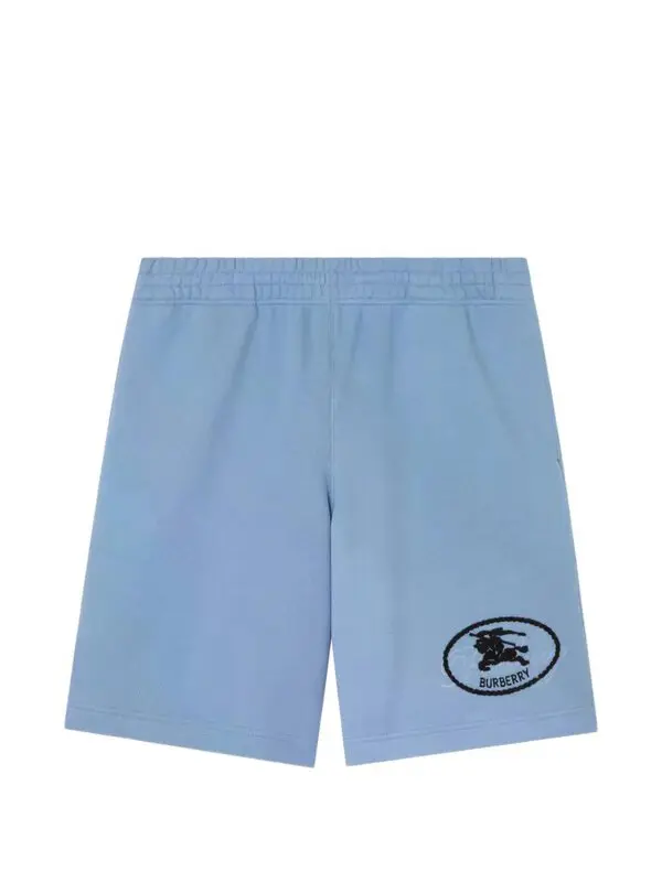 Burberry Knight Stamp Cotton Shorts