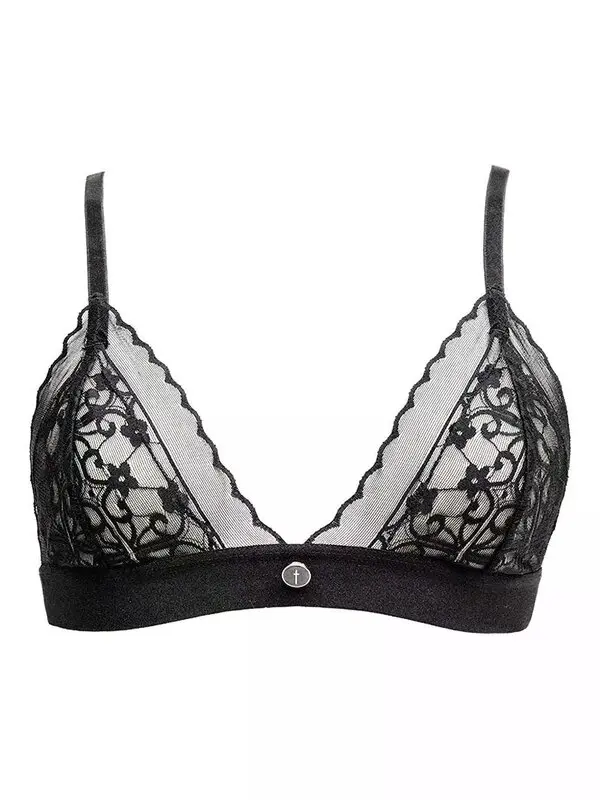 AME.M Lace Triangle Bra - Black