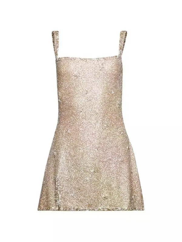 CLIO PEPPIATT Sleeveless Mini Dress - Gold