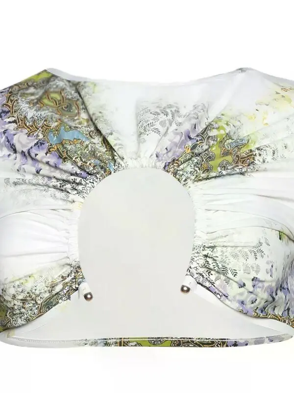 Christopher Esber Print Bikini Top