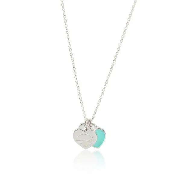 Tiffany & Co. Sterling Silver Return To Double Heart Pendant - Sterling_silver