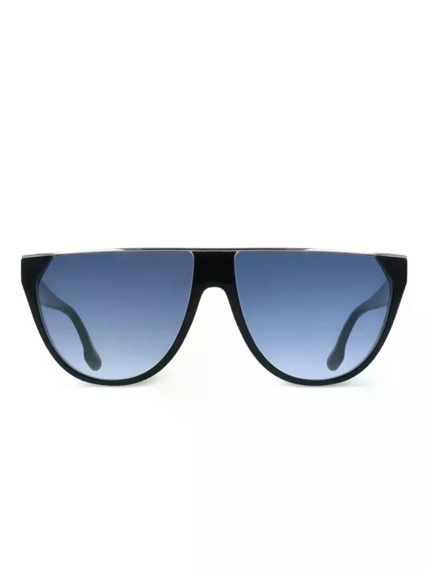Victoria Beckham Geometric-frame Sunglasses - Black