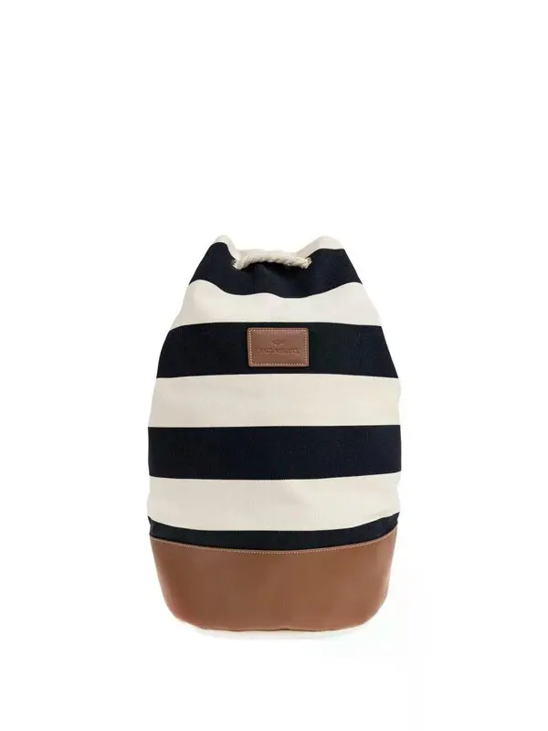 Paul & Shark Striped Rope Backpack - Blue