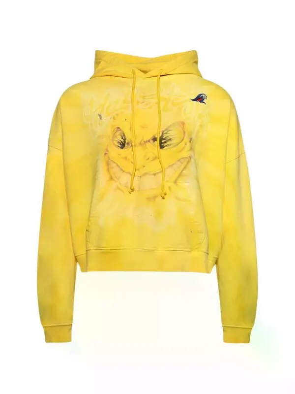 HELLSTAR Mad Sun Hoodie - Yellow