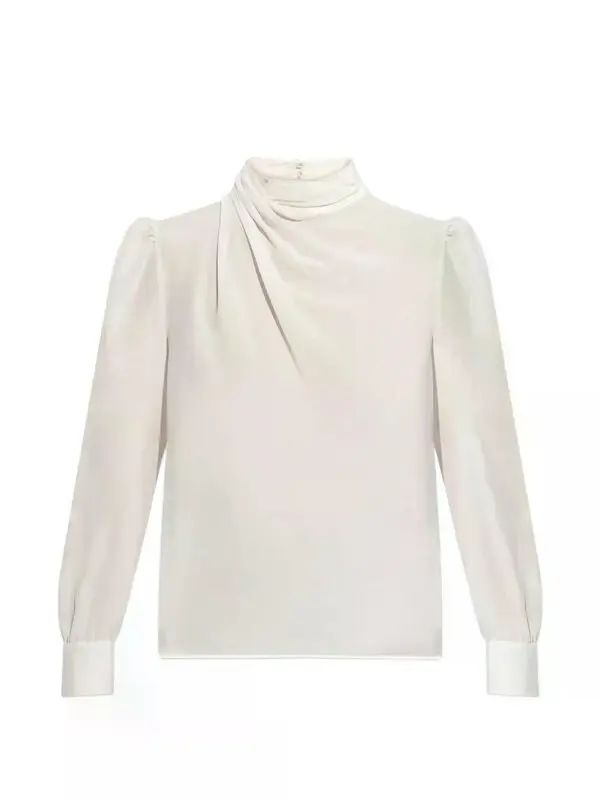 Alessandra Rich Puff Sleeve Blouse