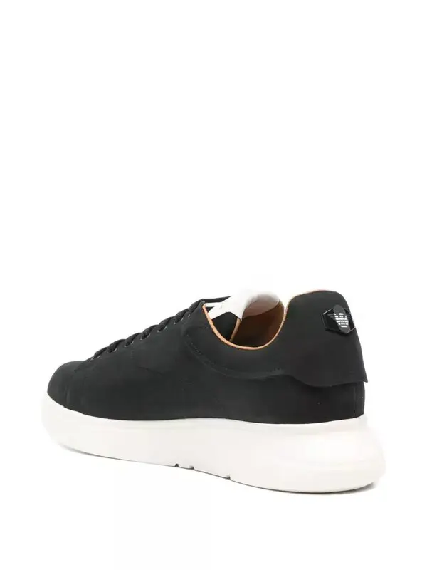 Emporio Armani Lace-up Sneakers - Black