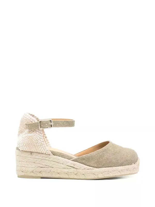 CastaÑer Carol Ankle-strap Espadrilles - Green
