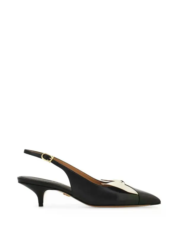 FERRAGAMO Slingback Pumps With Bow Detailing