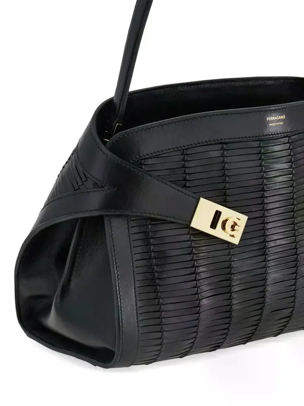 FERRAGAMO Hug Handbag - Black