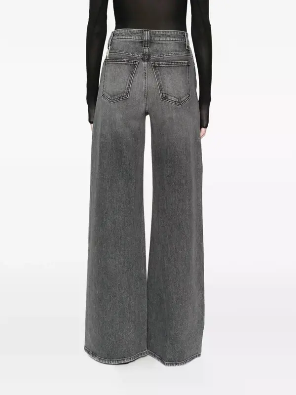 Khaite Dane Wide Leg Jeans
