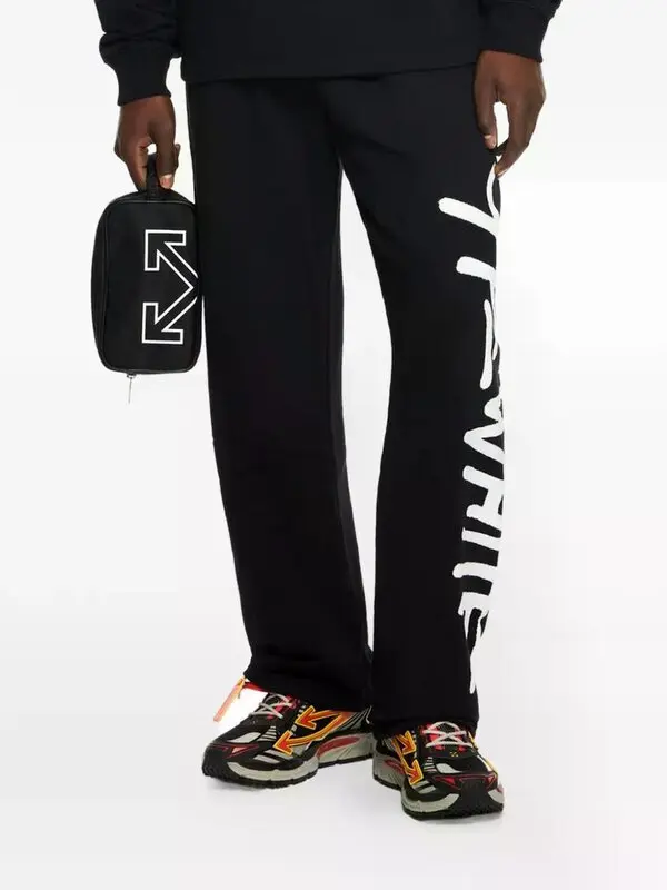 Off-White Spray Logo Track Pants - Black