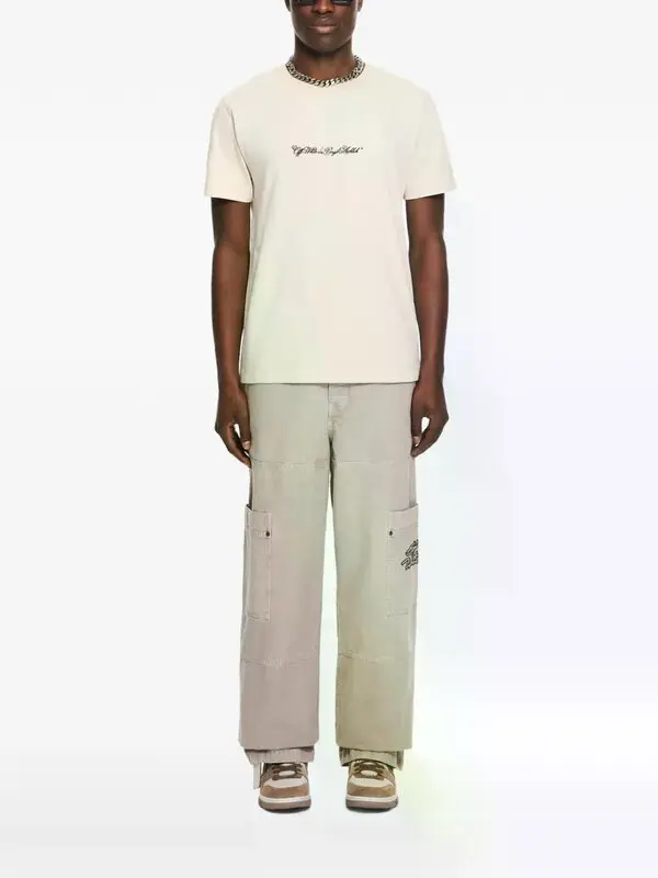 Off-White Arrow Script T-shirt - Neutrals