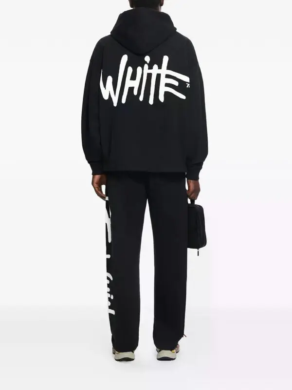 Off-White Loose Fit Hoodie