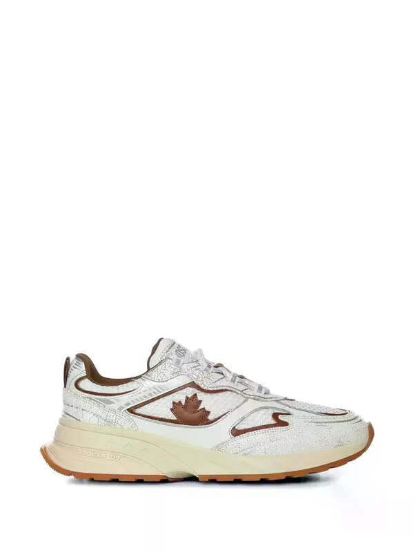 Dsquared2 Leaf Appliqué Low Top Sneakers