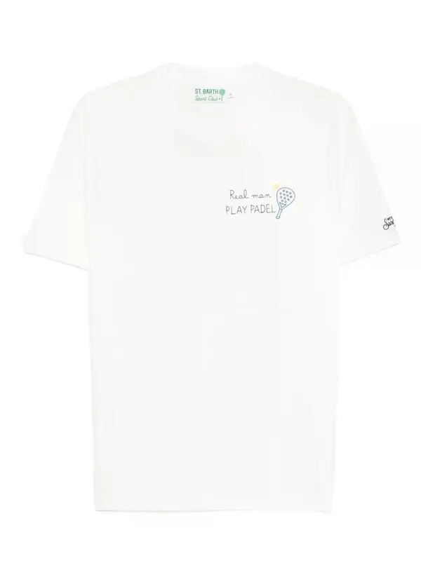 MC2 SAINT BARTH Graphic-print T-shirt - White