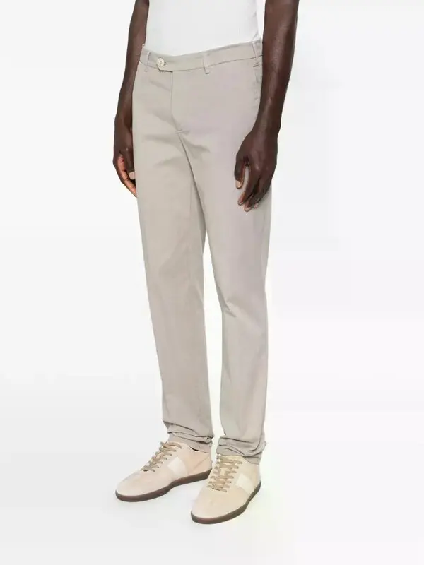 Brunello Cucinelli Button-detailed Trousers - Grey