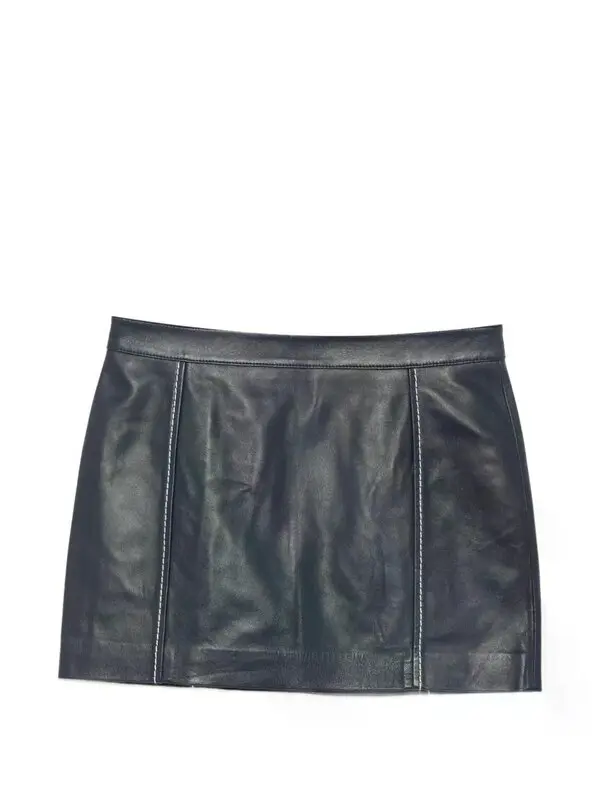 Michael Kors Leather Mini Skirt