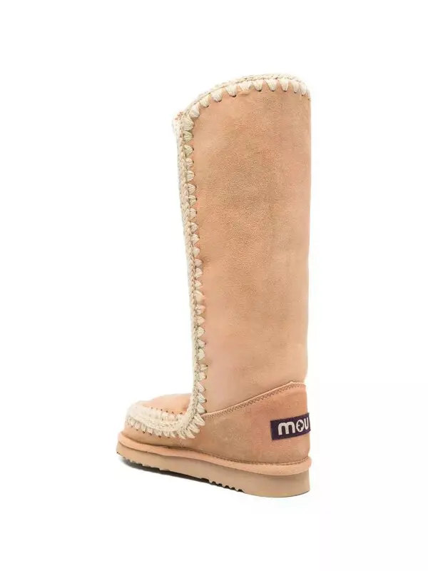 Mou Suede Boots - Neutrals