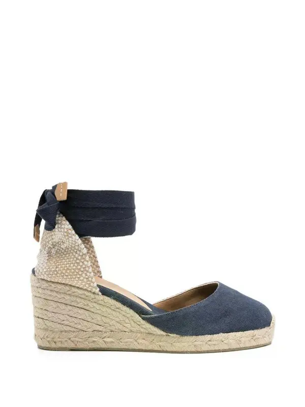 CastaÑer 70mm Carina Wedge Espadrilles - Blue