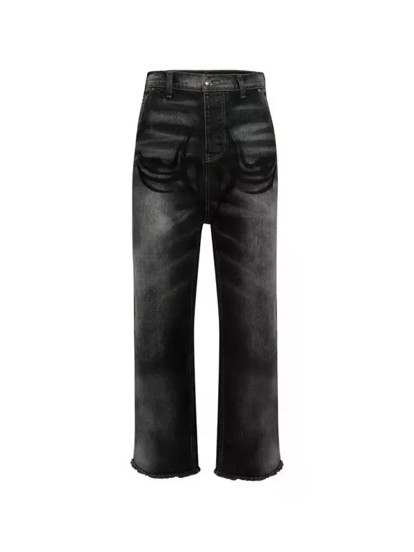 HELLSTAR Button-fastening Jeans - Black