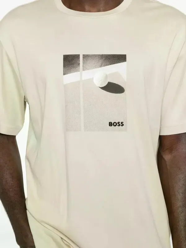 BOSS Tennis-artwork T-shirt