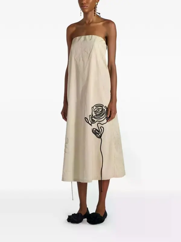 Liviana Conti Strapless Dress