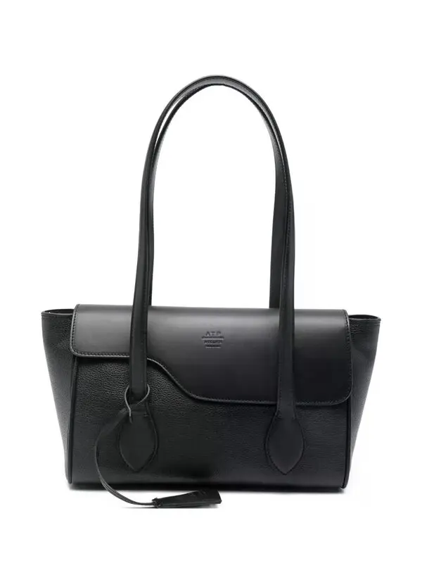 ATP ATELIER Eira Flap Tote Bag - Black