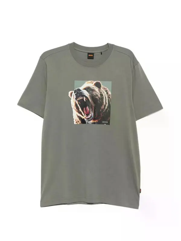 BOSS Dobermann Bear-graphic T-shirt