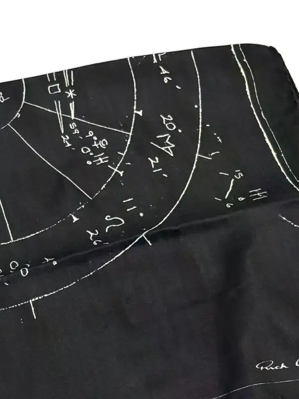 Rick Owens Printed Astro Scarf