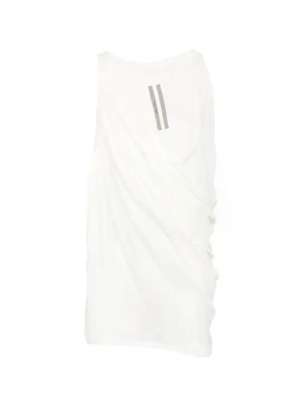 Rick Owens Draped Sleeveless Tank Top - White
