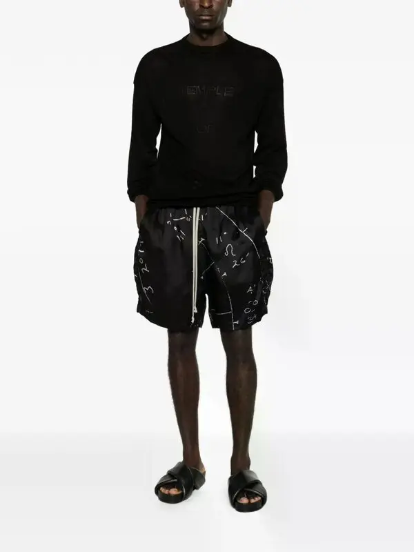 Rick Owens Crew-neck Long-sleeve Sweater - Black