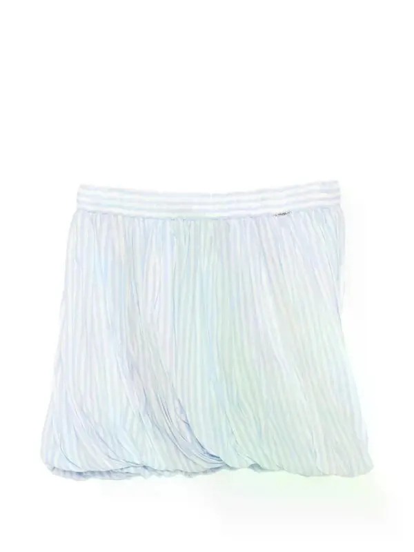 TWINSET Striped Gathered Skirt - Blue