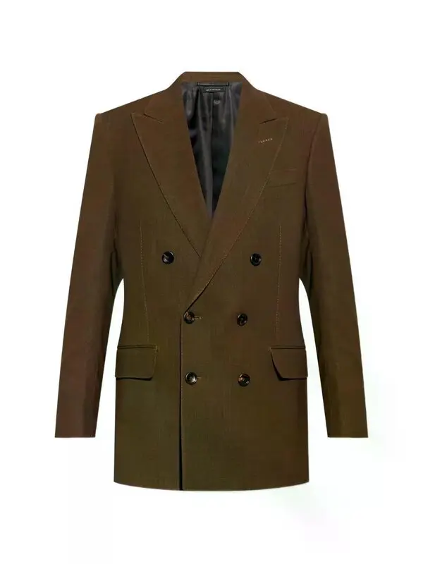 TOM FORD Double-breasted Blazer - Brown