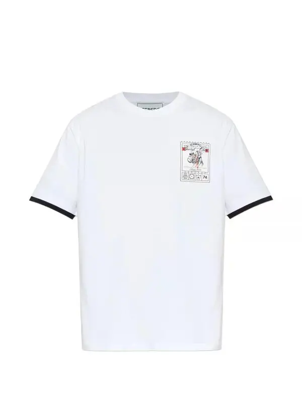 Iceberg Print Trim T-shirt - White